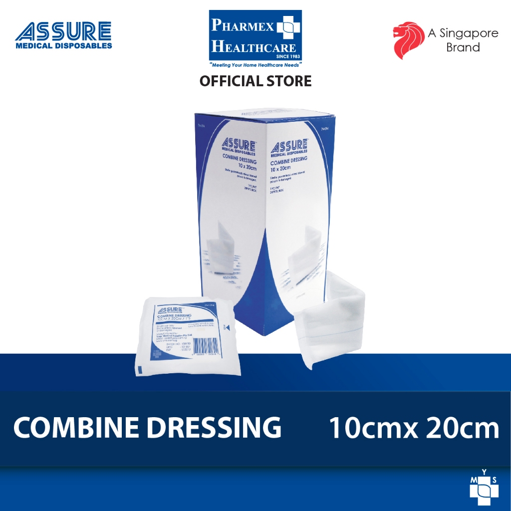 ASSURE Combine Dressing 10cm x 20cm | Shopee Singapore