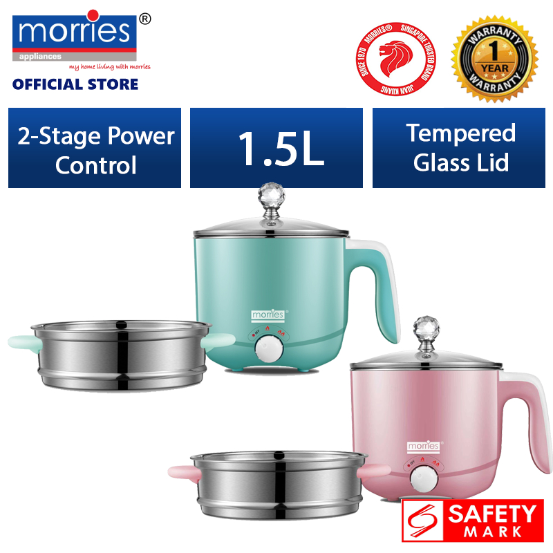 Morries 1.5L Mini Multi Function Cooker with Steamer Tray MSMFC15 ...