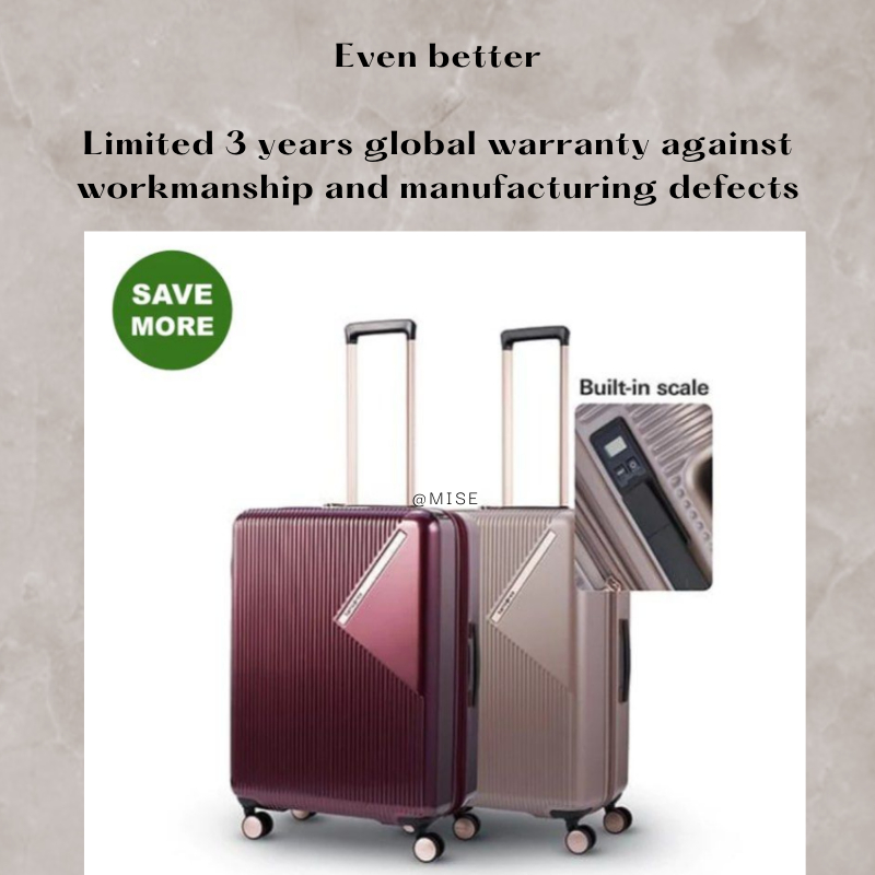 Samsonite 69cm Spinner Luggage with In-Built Weighing Scale | Shopee ...