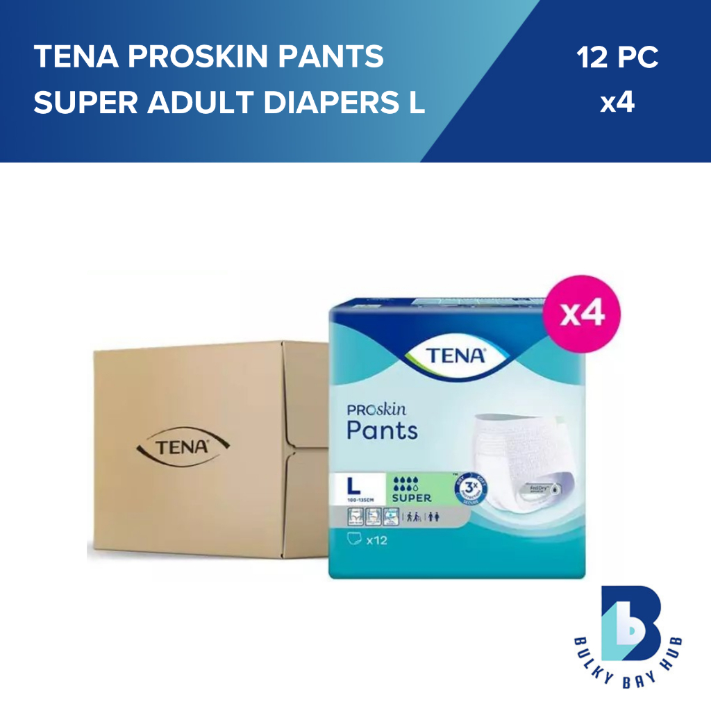 TENA PROskin Pants Super Adult Diapers | Shopee Singapore