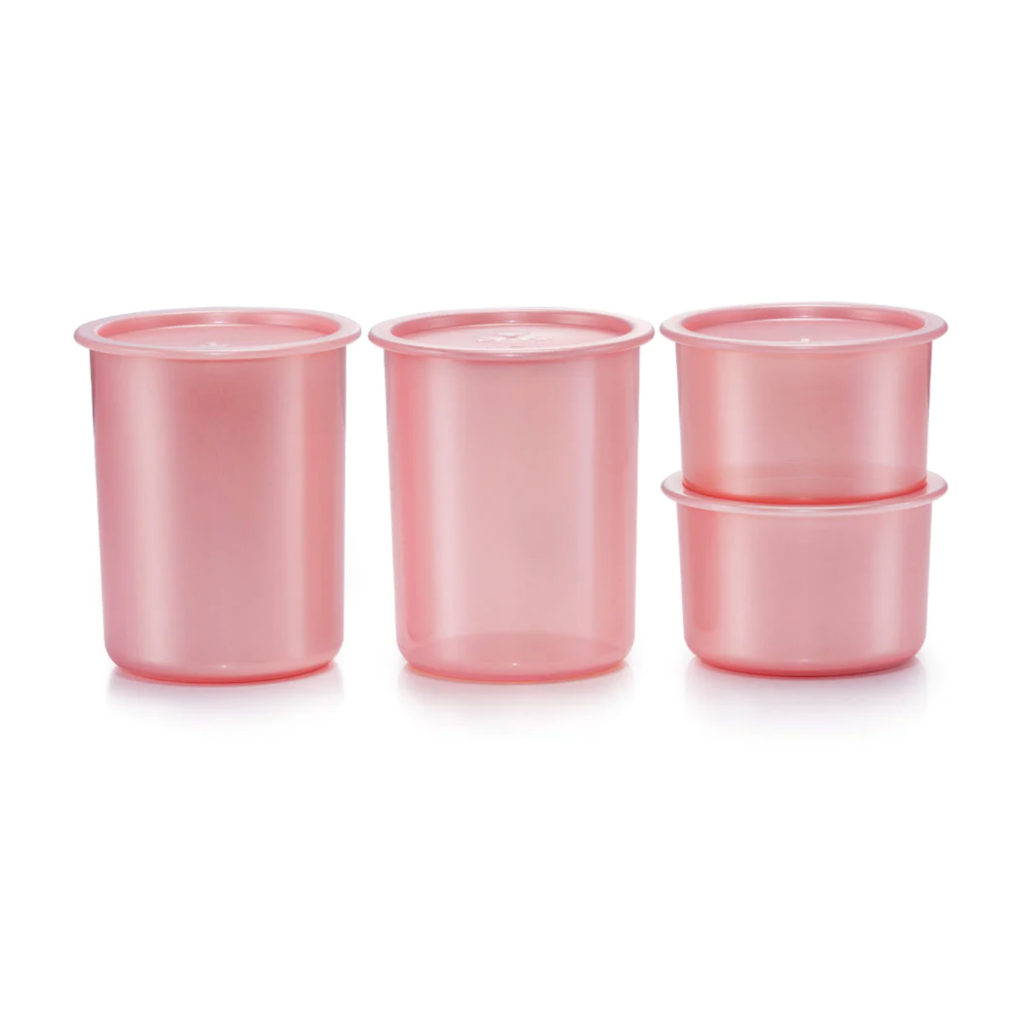 Tupperware Lucky Munch One Touch Set 1.25L / 590ml (4pcs) | Shopee ...