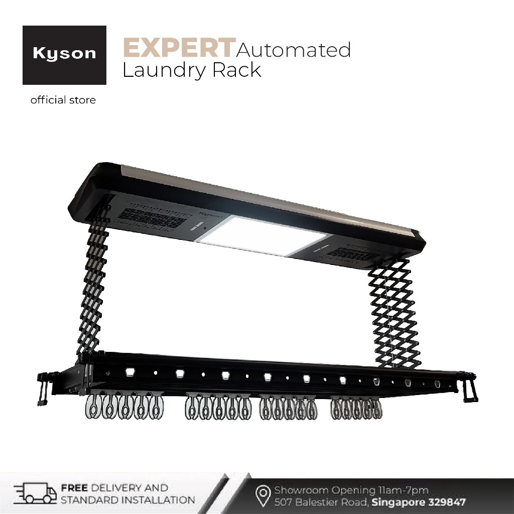 Kyson Expert Automated Laundry Rack Smart Laundry System Free Standard ...