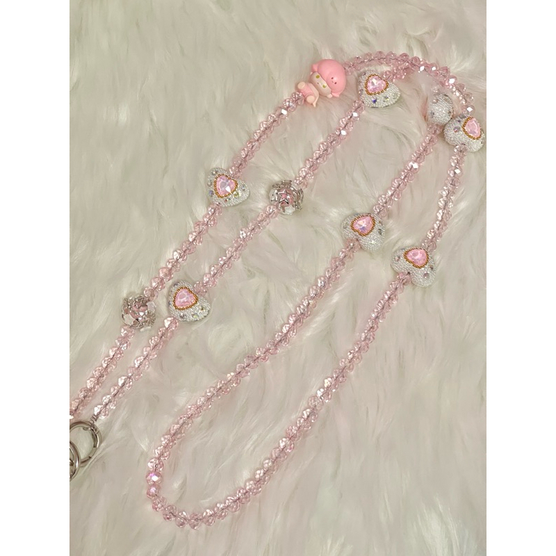 Pop Mart Dimoo Pink dainty cute fun crossbody phone strap popmart ...