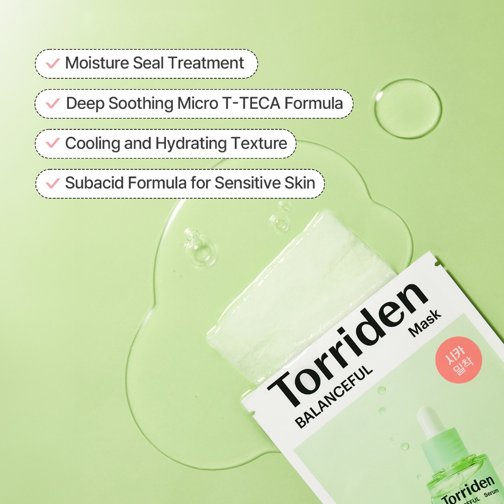 [Torriden Official] BALANCEFUL Cica Sheet Mask for skin Soothing and ...
