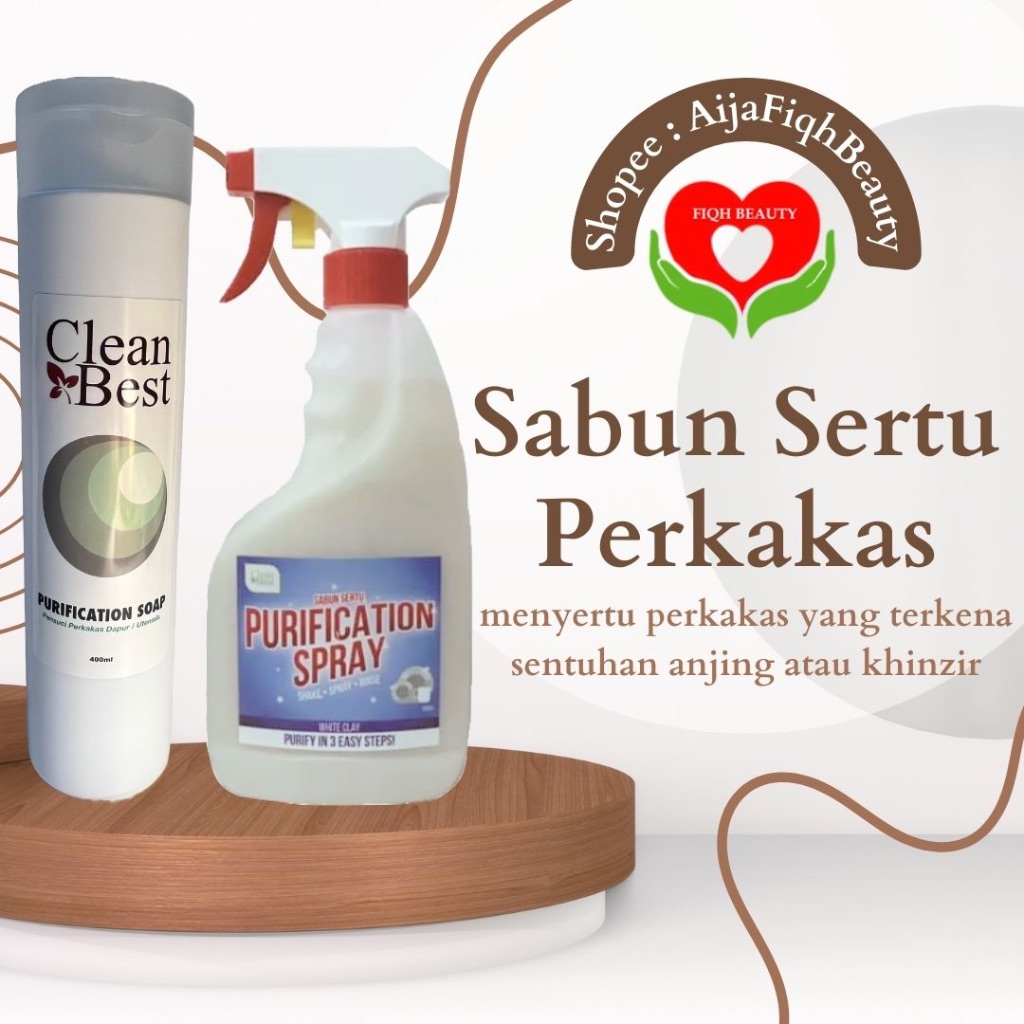 CLEANBEST Sabun Sertu Perkakas / Utensil Halal Purification Soap + Free ...