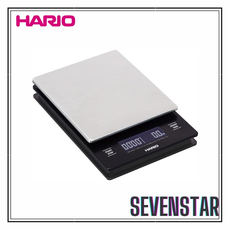 HARIO V60 Metal Drip Scale Hairline Silver Coffee Scale VSTMN-2000HSV ...
