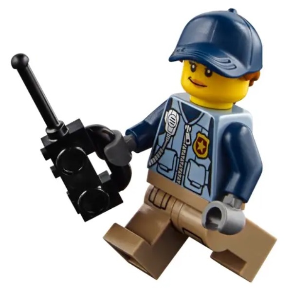 Original Lego City Mountain Police - Officer Female (Dark Blue Hat ...