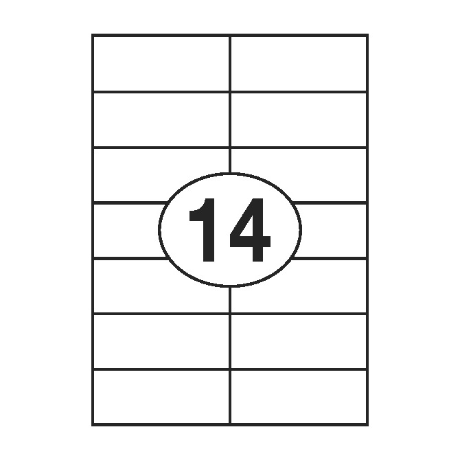 100sheets/box Label Print it Laser Label Sticker A4 different sizes for ...