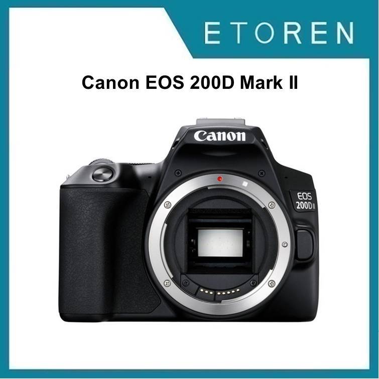 Canon EOS 200D Mark II Body Black (Kit Box, Body Only) | Shopee Singapore