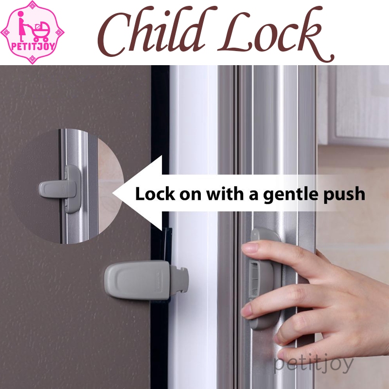 【SG】Child Safety Lock Toddler Kids Child Lock Cabinet Protector Fridge ...