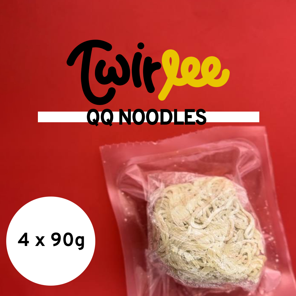 Twirlee QQ Noodles 4 x 90g (Fresh Noodles Made in Singapore No MSG No ...