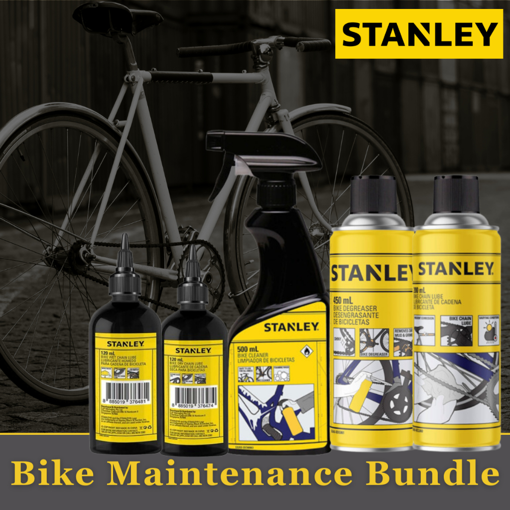 Stanley Bike Maintenance Bundle Set - Bike cleaner, Bike Degreaser, Bike Chain Lube | Shopee ...