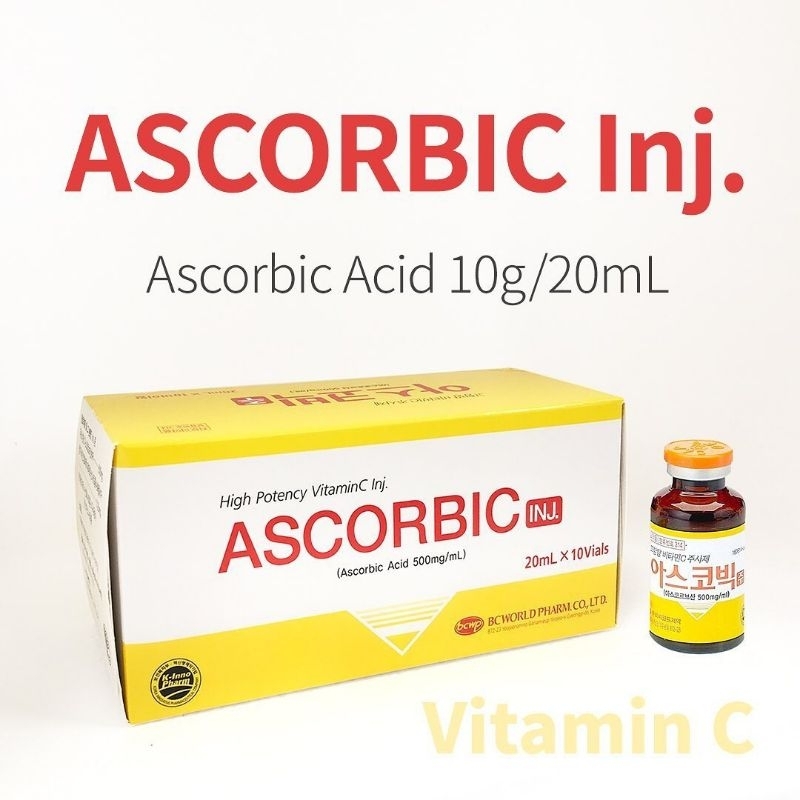 ☆Authenticity Guaranteed☆ Korea ASCORBIC Inj Vitamin C (Ascorbic acid) | Shopee Singapore