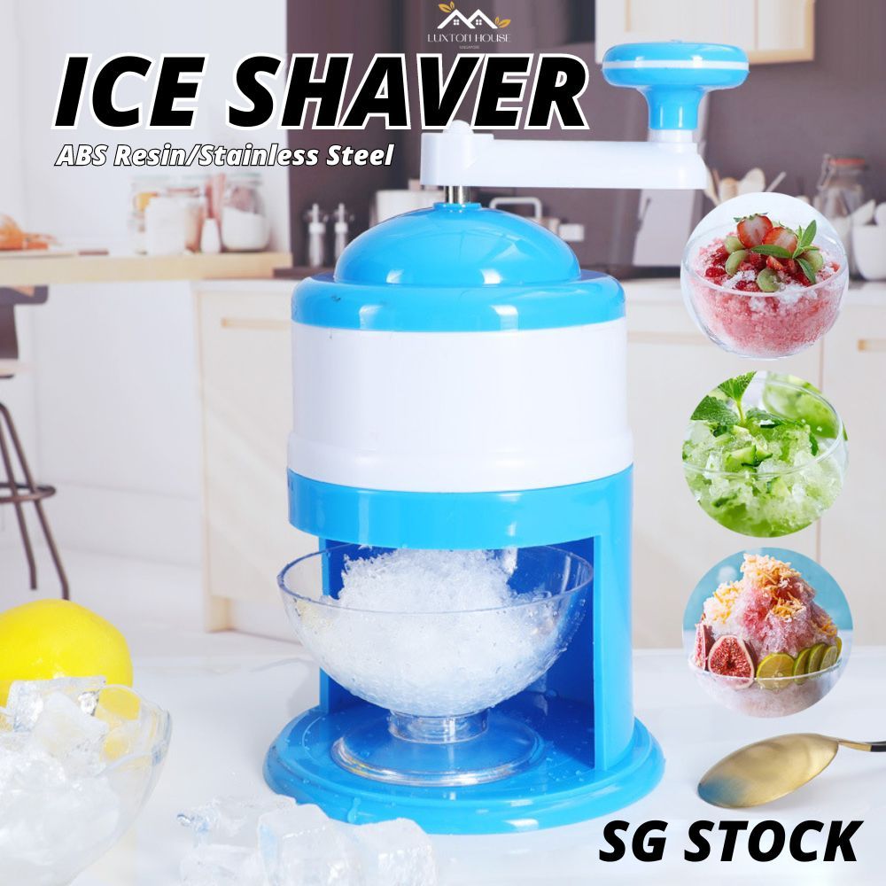 {SG} Ice Shaver Ice Crusher Shaving DIY Hand-Crank Ice Crusher Manual ...