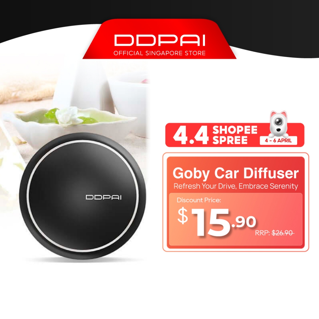 DDPAI Car Diffuser Metal Car Fragrance Disc | Shopee Singapore