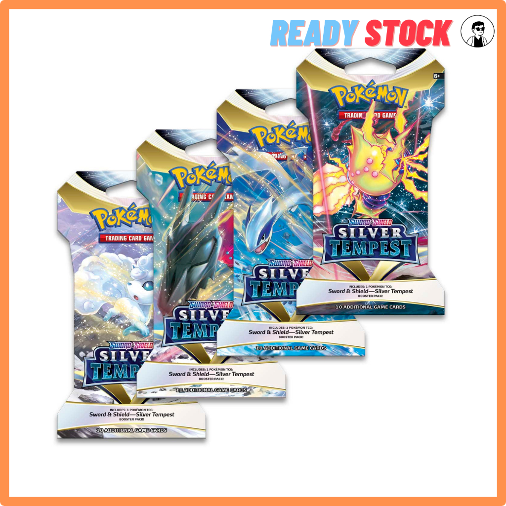 Pokemon TCG SS12 Silver Tempest Sleeved Booster English | Shopee Singapore
