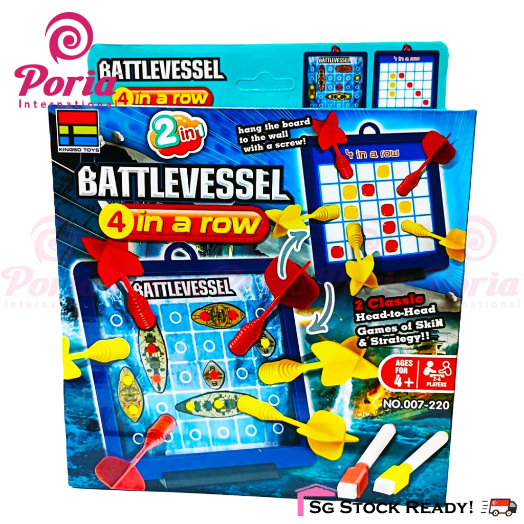 Battle Vessel Play Now With Board and Magnetic Darts! | Shopee Singapore