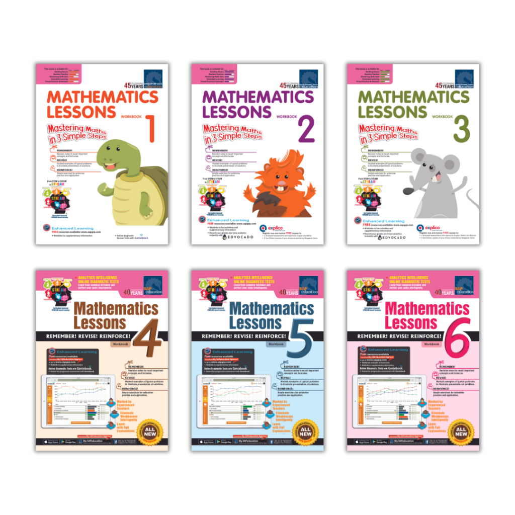 Mathematics Lessons Workbook 1-6 | Topical | Primary Mathematics School ...