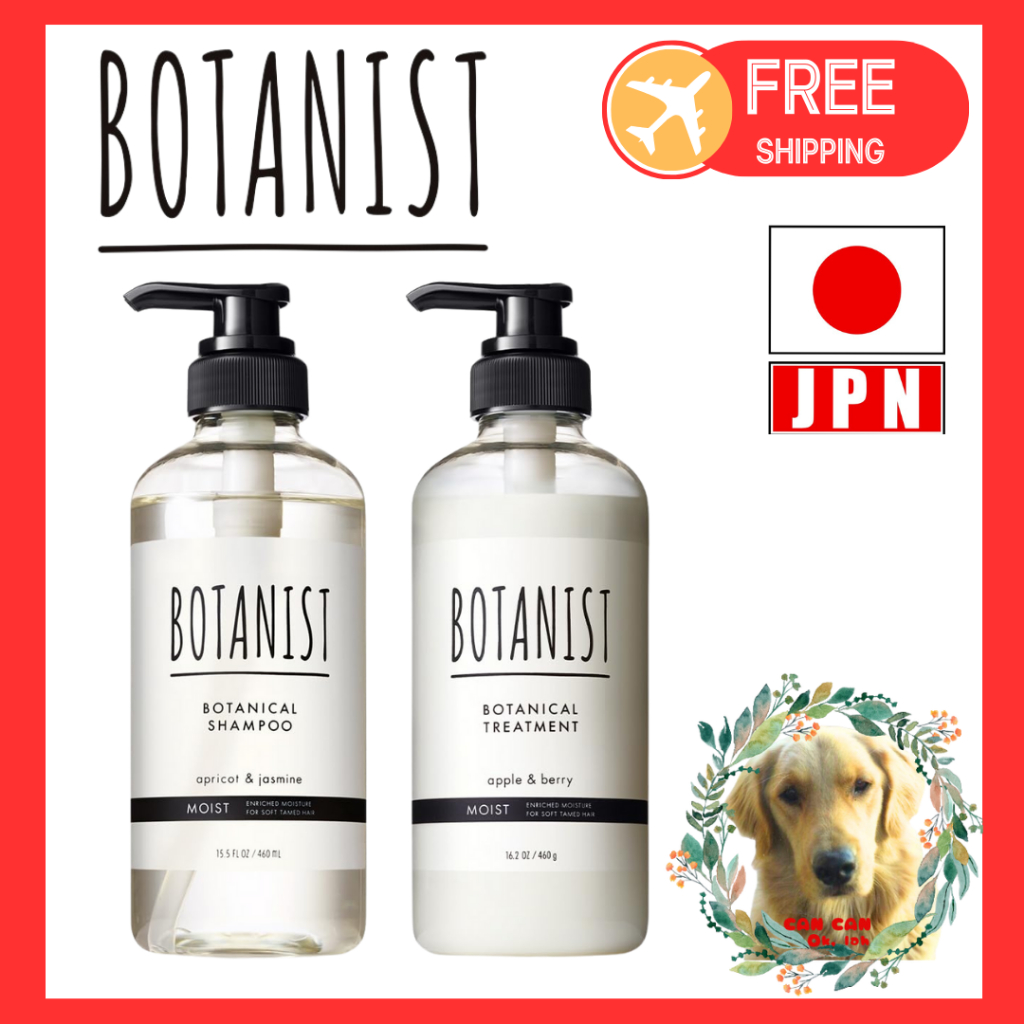 BOTANIST Shampoo and Treatment Bottle Set (460ml/460g) | Shopee Singapore