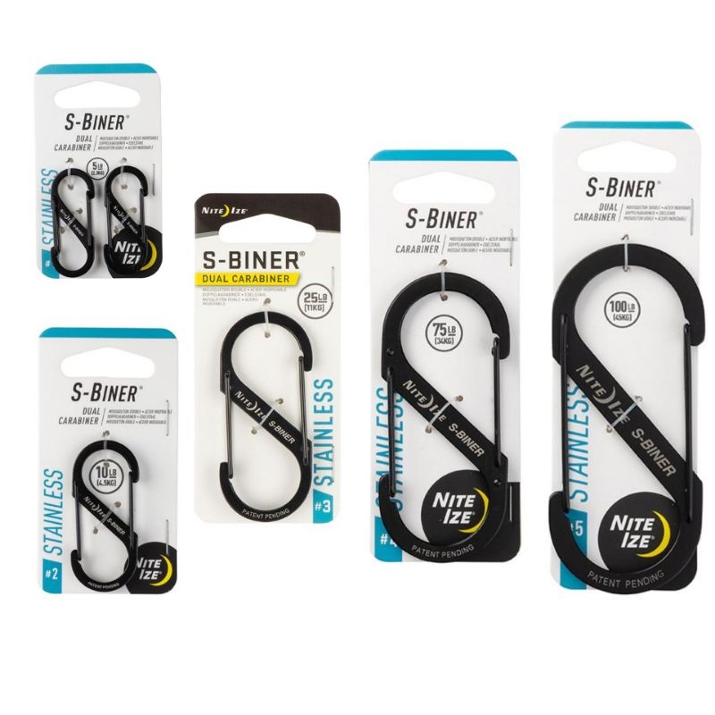 Nite Ize S-Biner Dual Carabiner [2 Color / 5 Sizes] | Shopee Singapore