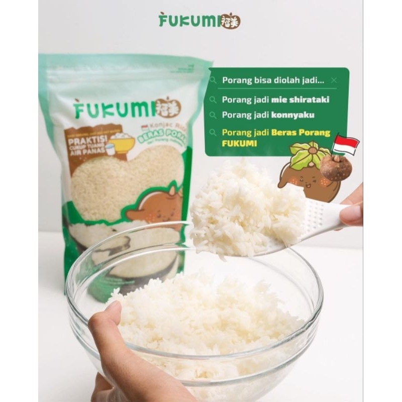 Fukumi Konjak Rice 1 KG Instant Rice | Shopee Singapore