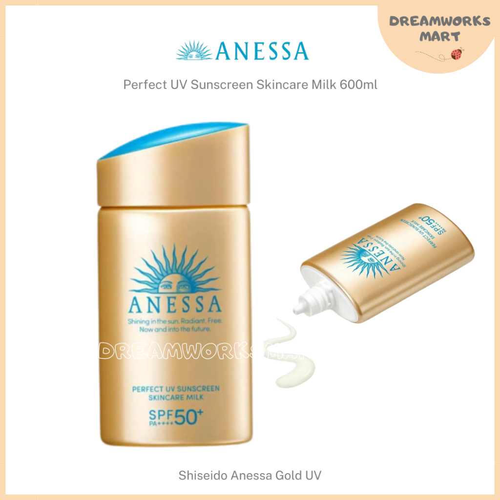 Anessa Perfect UV Sunscreen Skincare Milk SPF50+ Waterproof Sweatproof ...