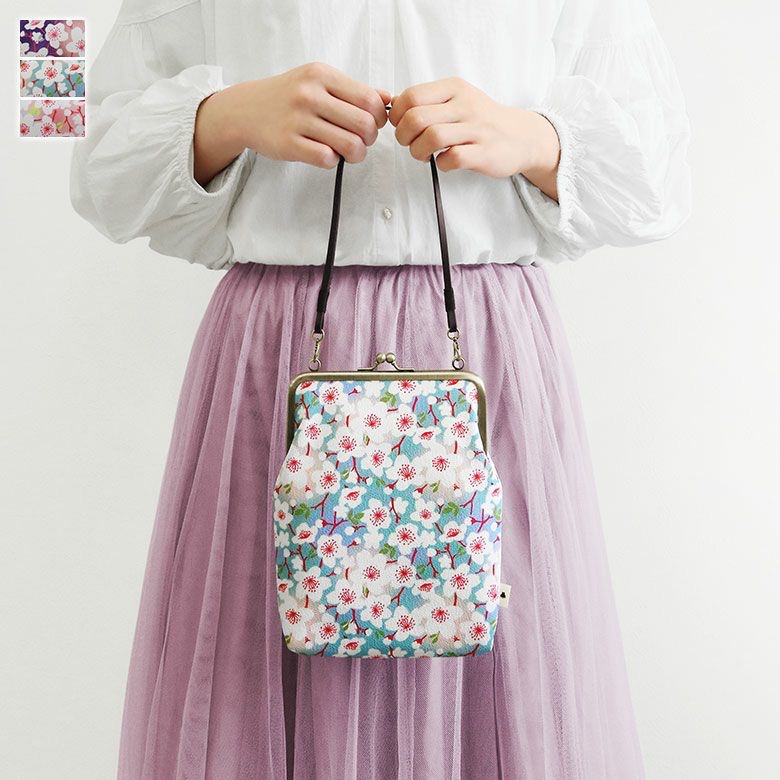 kiss lock bag New releases limited Ayanokoji Vertical Gamaguchi Goshuin ...