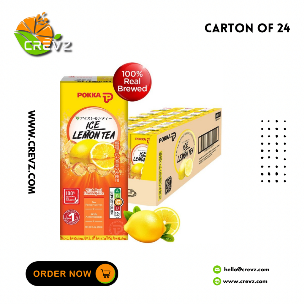 Pokka Ice Lemon Tea Packet (6s x 4 x 250ml) | Shopee Singapore