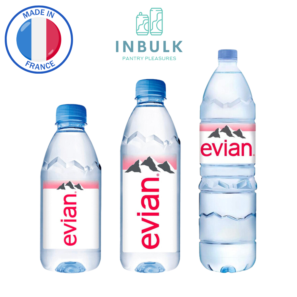Evian Natural Mineral Water (330ml / 500ml / 1.5L) | Shopee Singapore