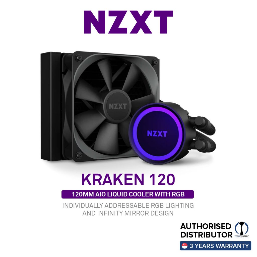 NZXT Kraken 120mm AIO CPU Cooler Gaming PC (LGA1700/AM5) | Shopee Singapore