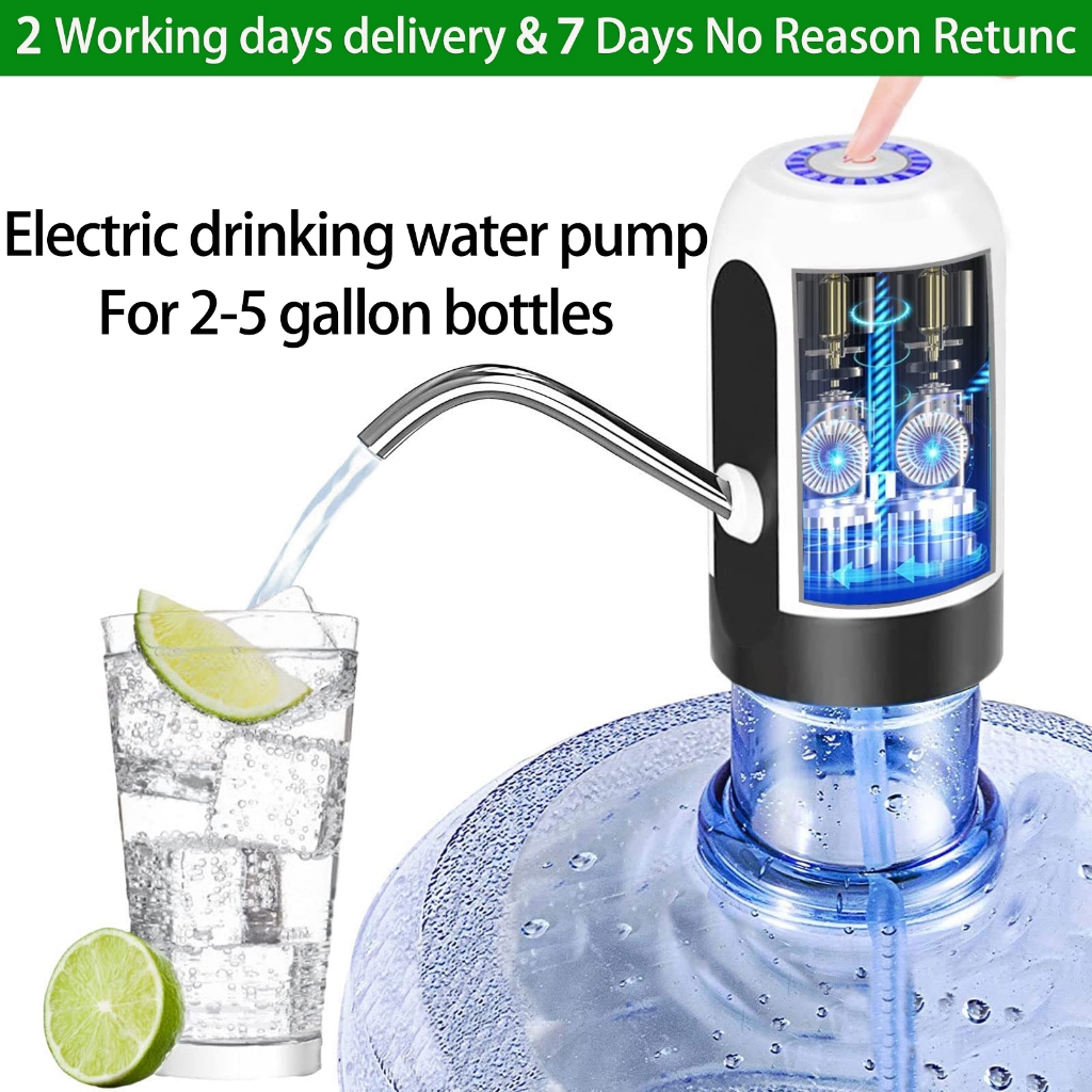 [SG] Rechargeable Water Bottle Pump / Mini Bucket Pump / Automatic ...