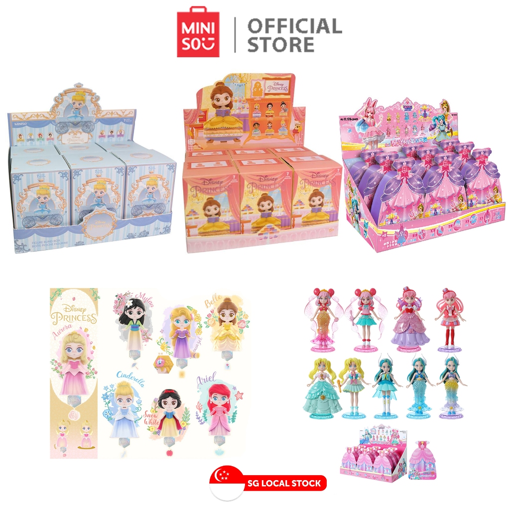 MINISO Mystery Blind Box(Princess Wind Chime/Fairies Magic Dress-up2.0 ...