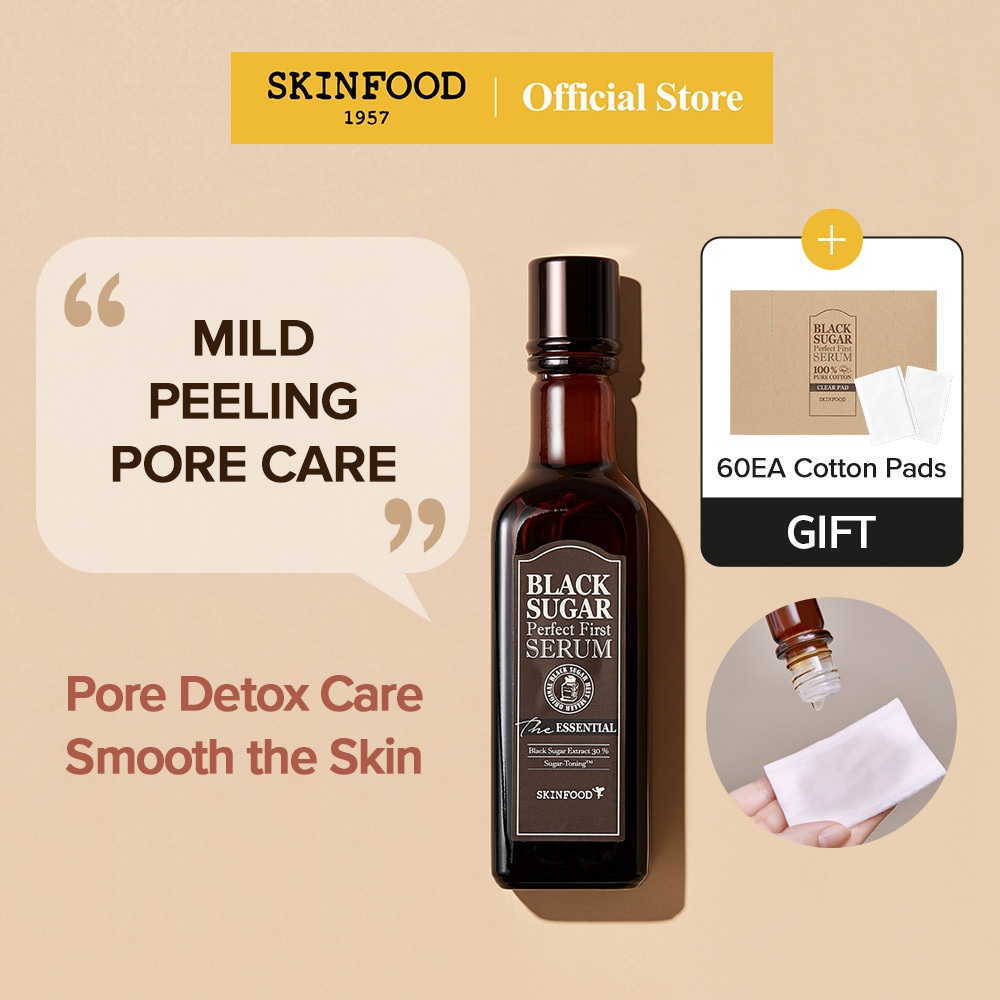 [SKINFOOD Official] Black Sugar Perfect the First Serum 120ml ...
