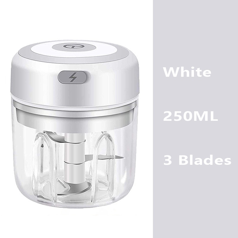 Mini USB Electric Food Chopper / Garlic Chopper / Kitchen Blender Mixer ...