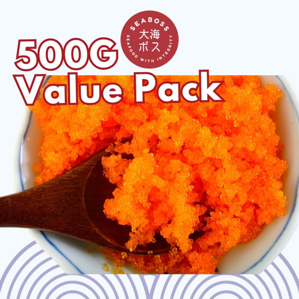 Ebiko Capelin Roe Masago 500G VALUE PACK 橙色虾卵子 | Shopee Singapore