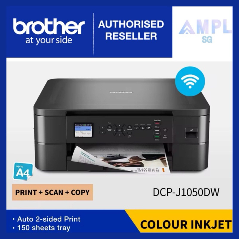 Brother DCP-J1050DW Inkjet Printer Print | Scan | Copy | Wireless ...