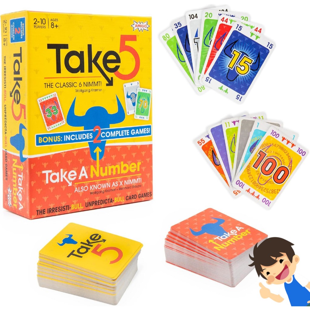 Take 5 & Take A Number Card Game | Shopee Singapore