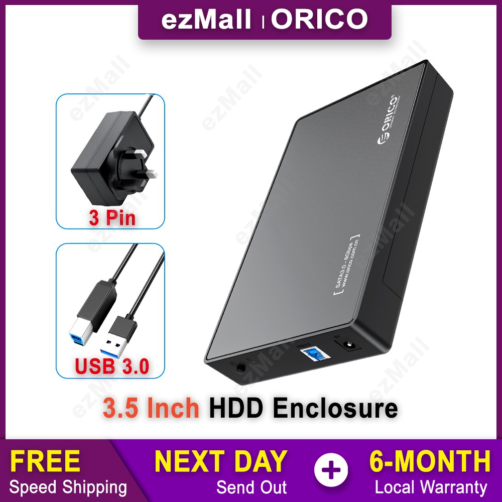 ORICO 3.5 Inch HDD Enclosure SSD External Hard Disk Case | Shopee Singapore