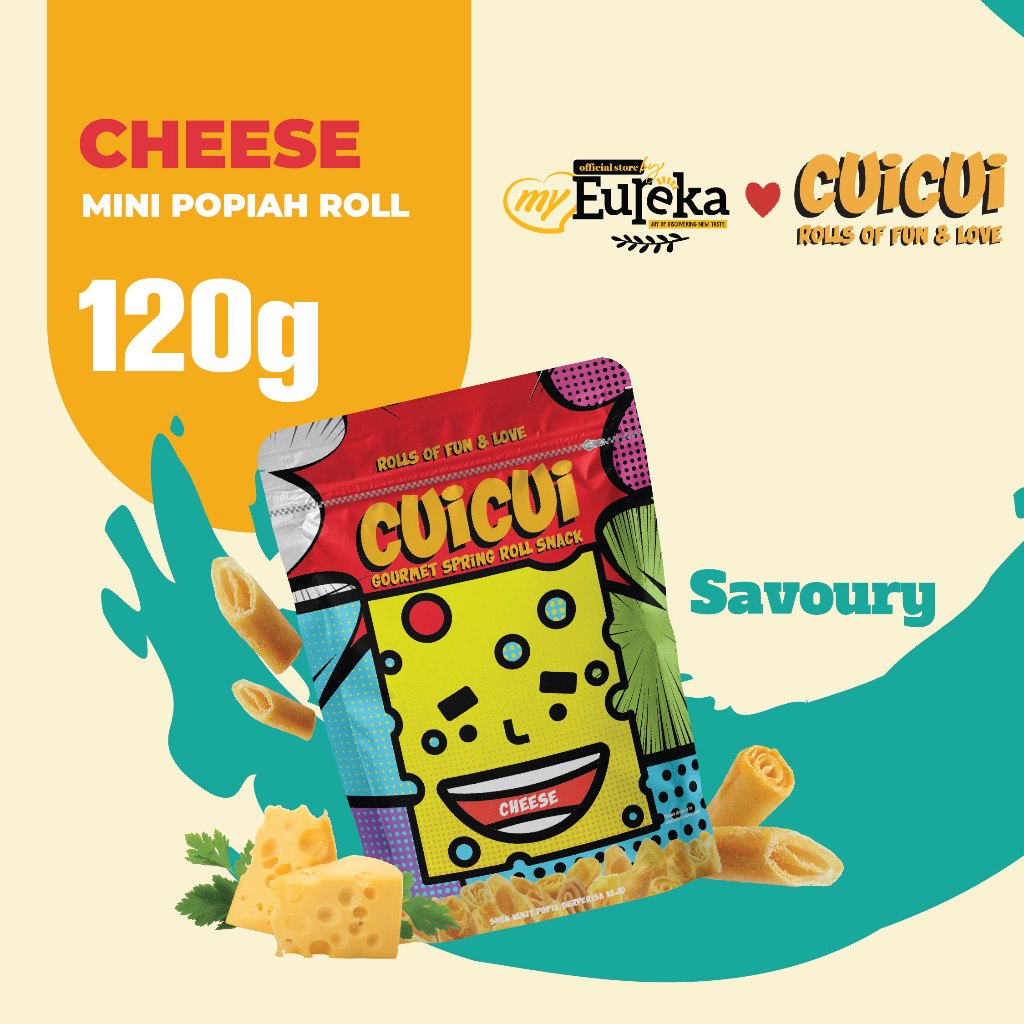 Cuicui Mini Popiah Roll Cheese Pack 120g | Shopee Singapore