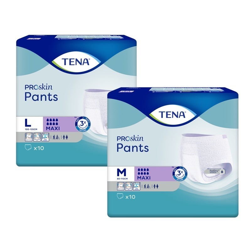 TENA PROskin Pants Maxi (Medium/Large) [Carton Sale] | Shopee Singapore