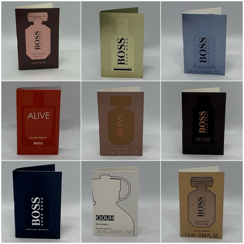 Assorted Hugo Boss Perfume Vials Authentic Brand New | Shopee Singapore