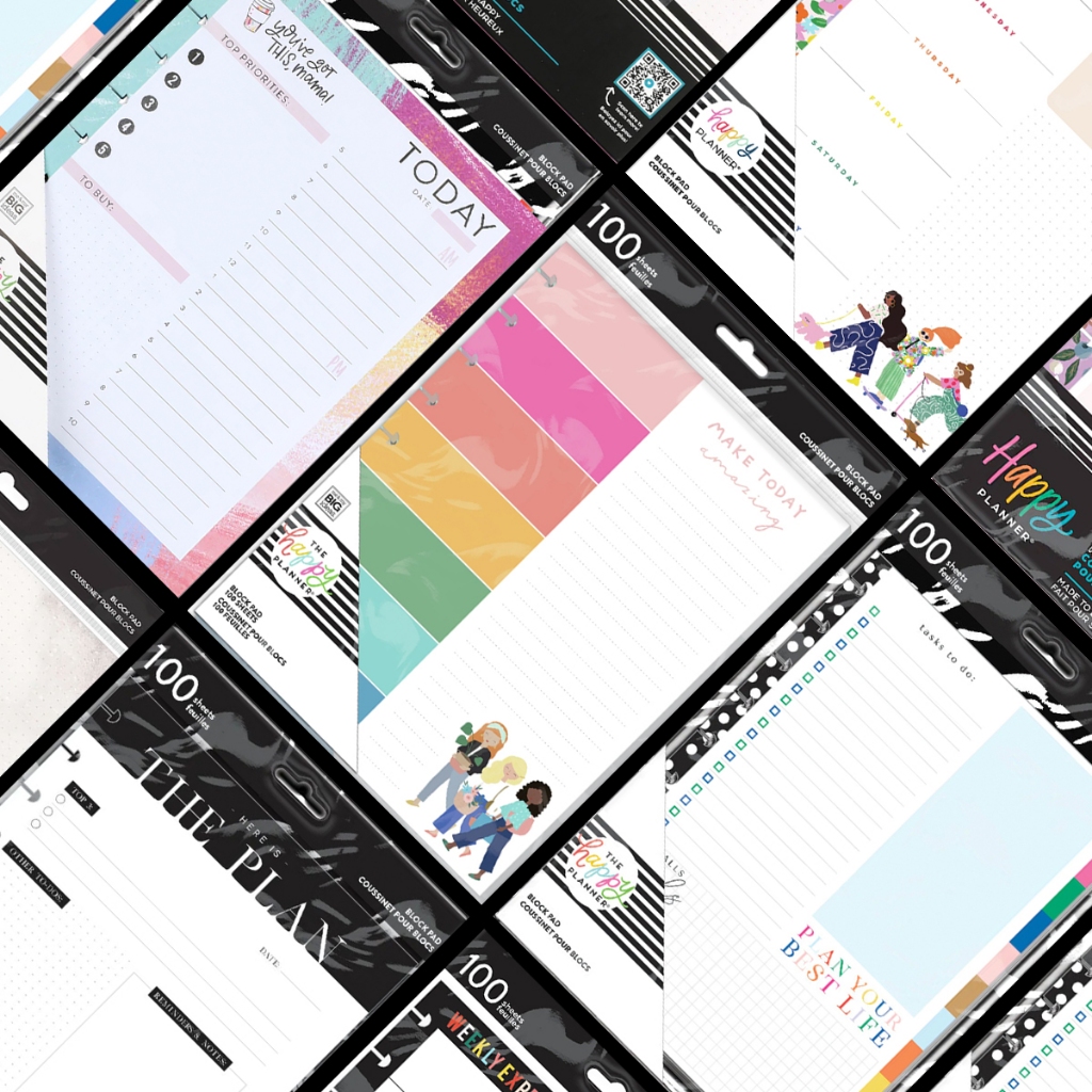 Happy Planner Block Paper Pads (100 pages) | Shopee Singapore