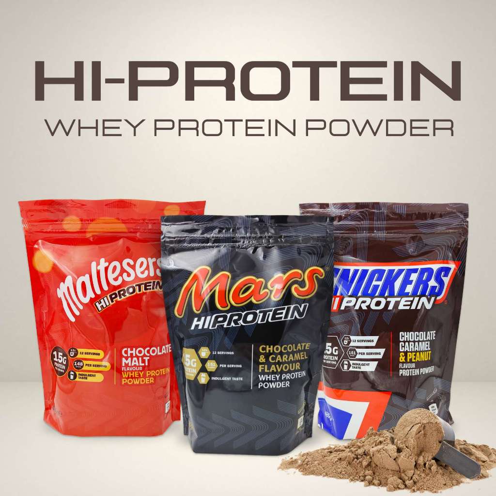 Mars Snickers Maltesers Hi Protein Whey Powder 480g [AMBIENT] | Shopee ...