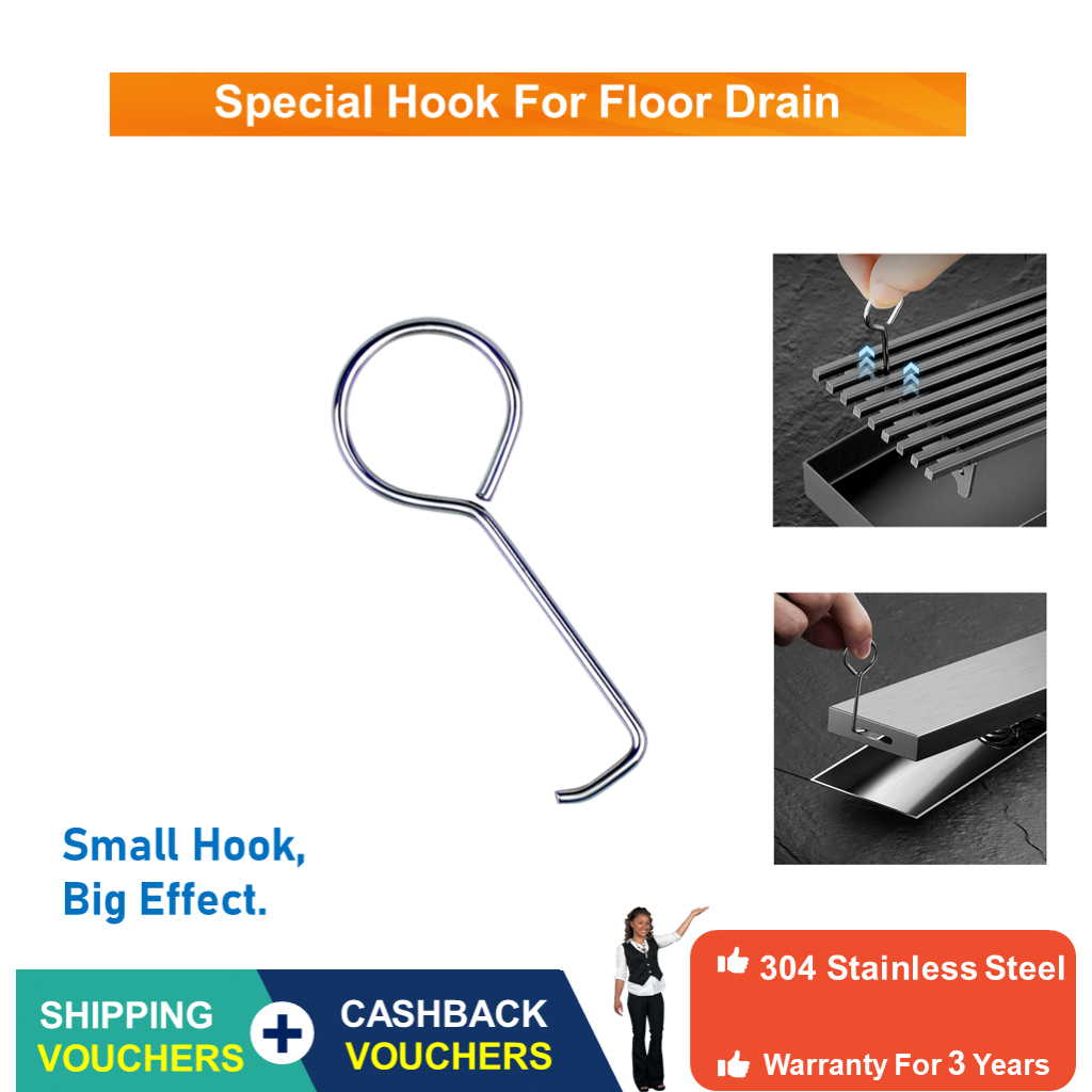 Floor Drain Hook Floor Trap Hook Made Of 304 Stainless Steel SG Seller ...