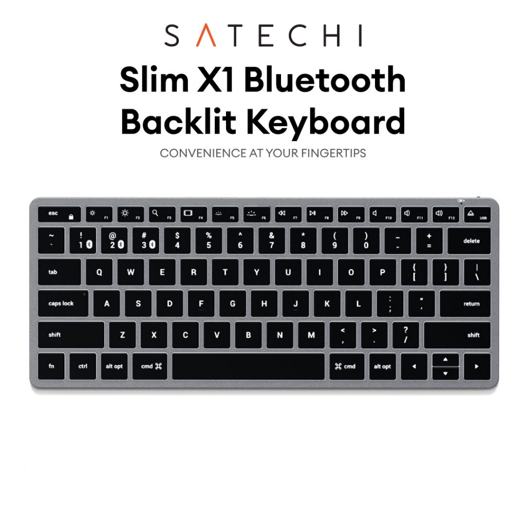 Satechi Slim X1 Bluetooth Backlit Keyboard | Shopee Singapore