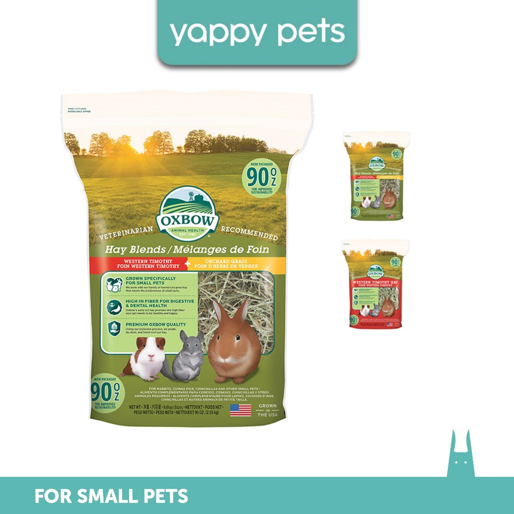 Oxbow Farm Fresh Hay Small Animal Treats 90oz | Rabbit, Chinchilla ...