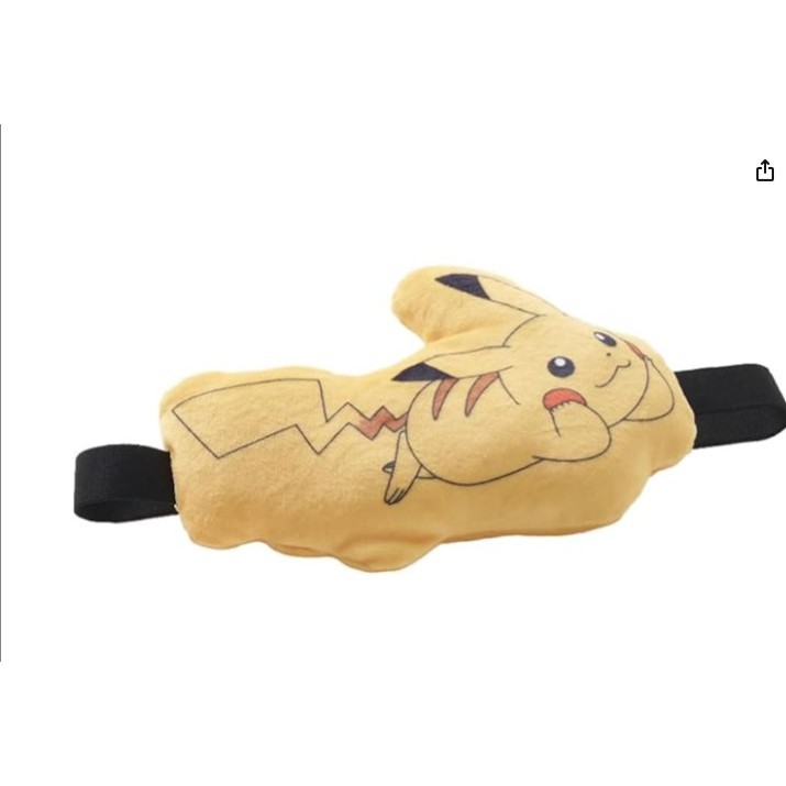 Pokemon Glutinous Eye Mask Pikachu Yellow An eye mask with Pikachu ...