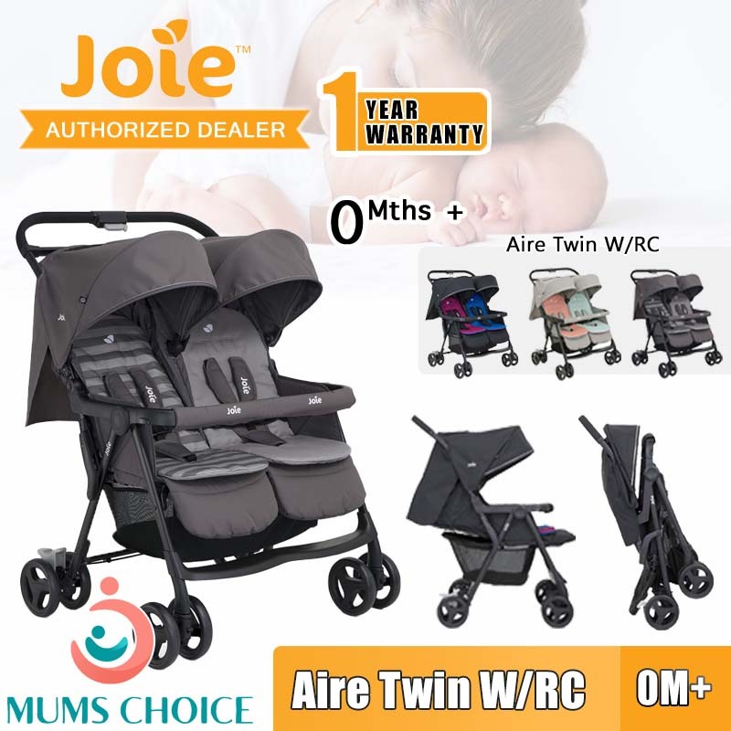 Joie Aire Twin Double Stroller W/RC | Shopee Singapore