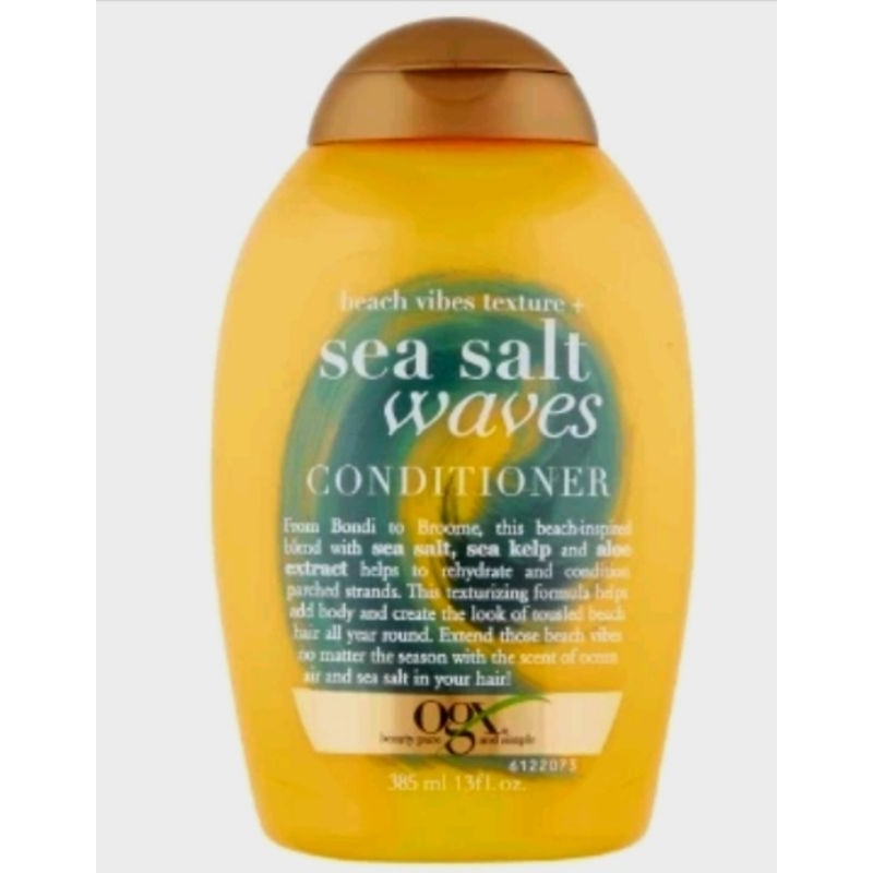 OGX Sea salt waves Conditioner Rehydrates and Moisturises Hair | Shopee ...