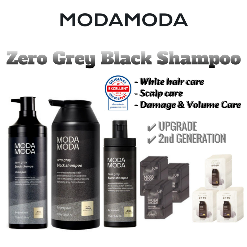NEW!!! [MODAMODA] ZERO GRAY BLACK SHAMPOO Darkening Shampoo/Coating ...